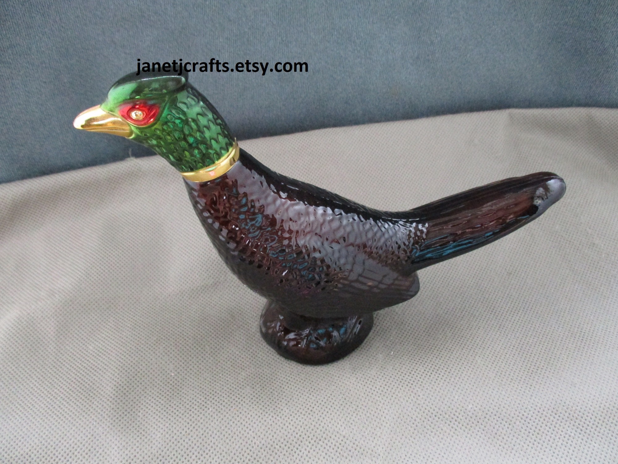 Vintage Avon Pheasant Bird Decanter 1970's Oland After - Etsy