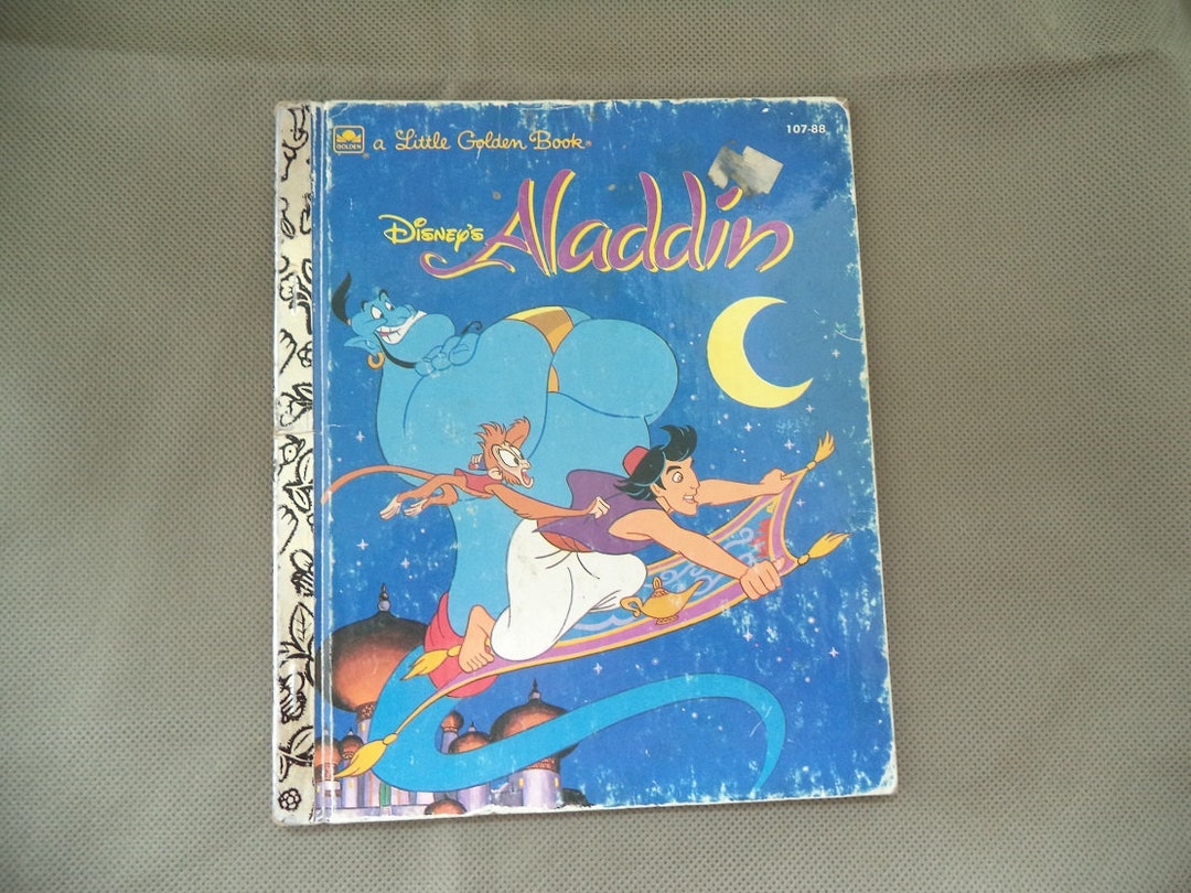 Vintage Aladdin , A Little Golden Book , Walt Disney's Book , Children ...