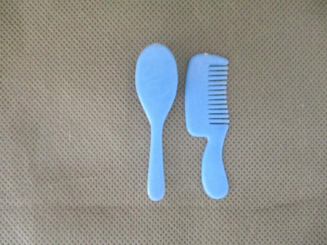 Vintage Doll Brush and Comb Set, 1990s Baby Blue Accessories - Etsy