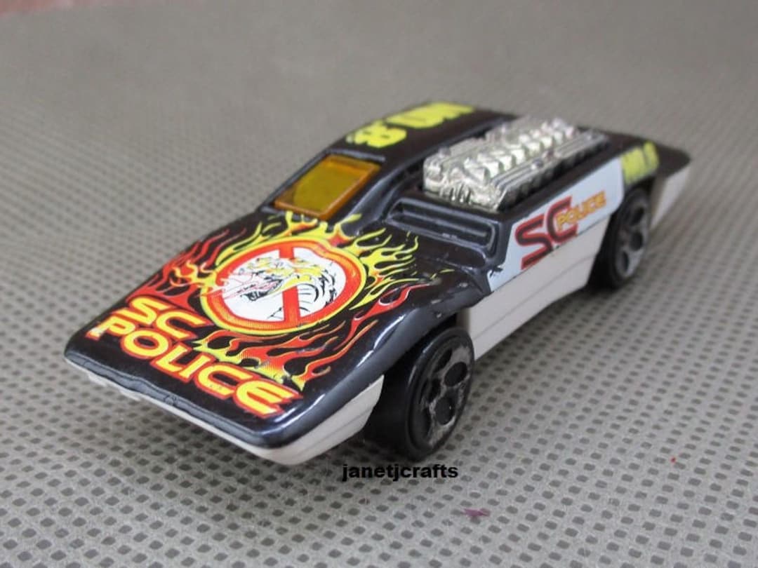 Vintage Thailand Side Kick Toy Car, Vintage Mattel Inc Toy, Toy Police ...