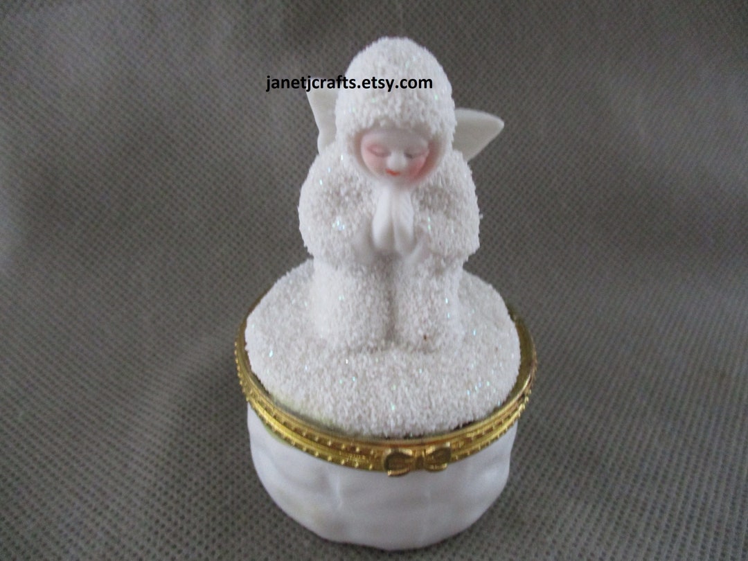 Vintage Angel Trinket Box k's Collection Figurinehinged - Etsy