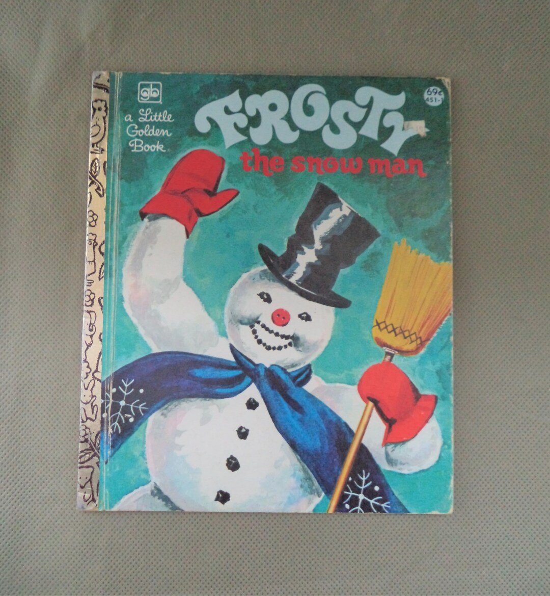 Vintage Little Golden Book Frosty the Snowman 1979 Story Book Hard ...