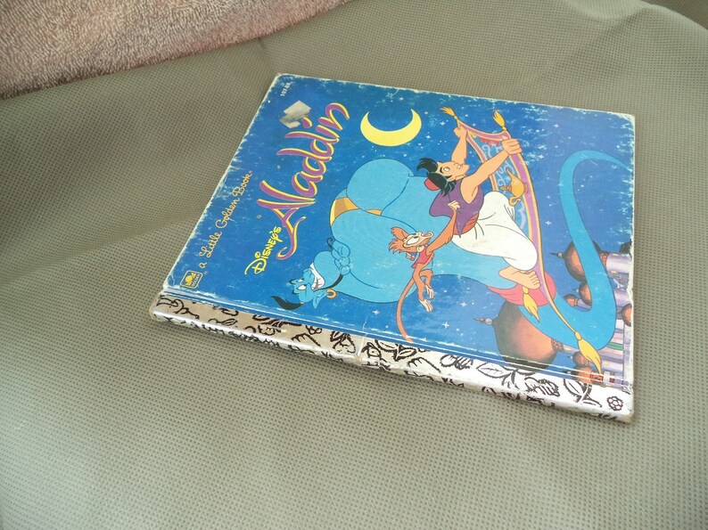 Vintage Aladdin A Little Golden Book Walt Disney's - Etsy