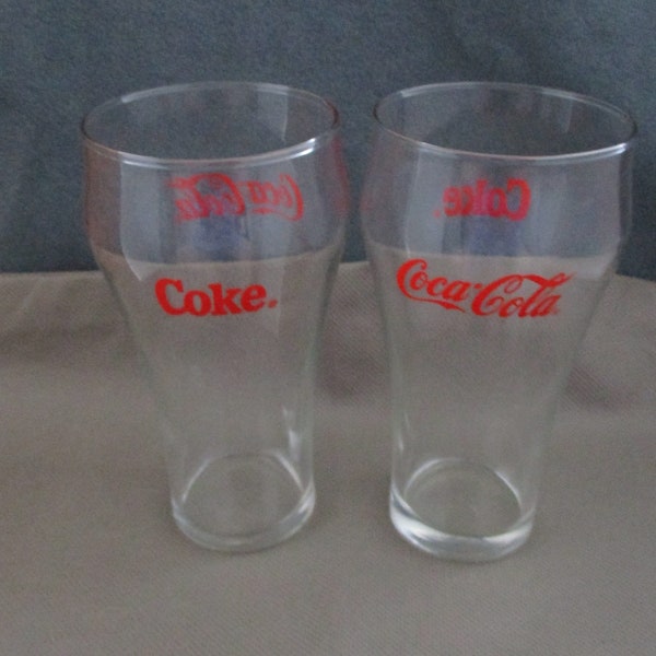 Bell Shaped Coca Cola Glasses - Etsy