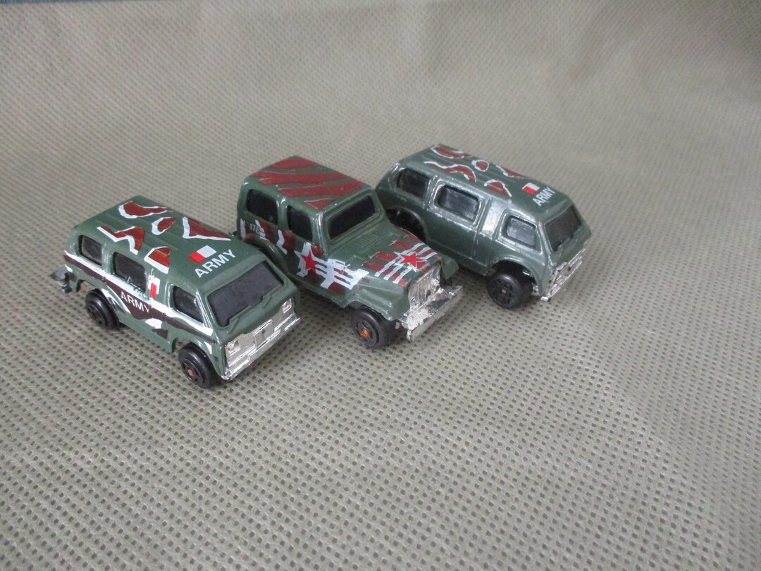Diecast Army Van and Jeep 1970's Vintage Military Vehicles Die Cast ...