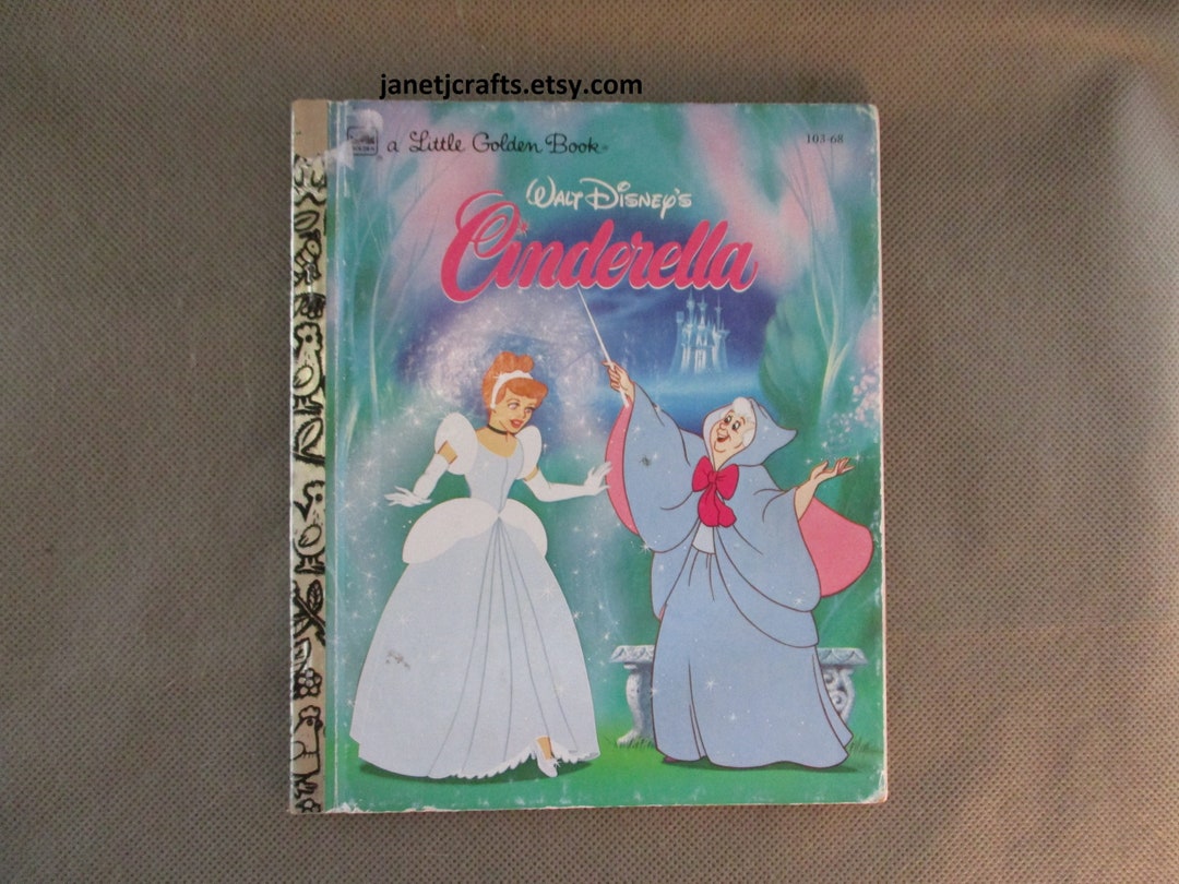 Vintage A Little Golden Book ,cinderella 1986 Vintage ,walt Disney's ...