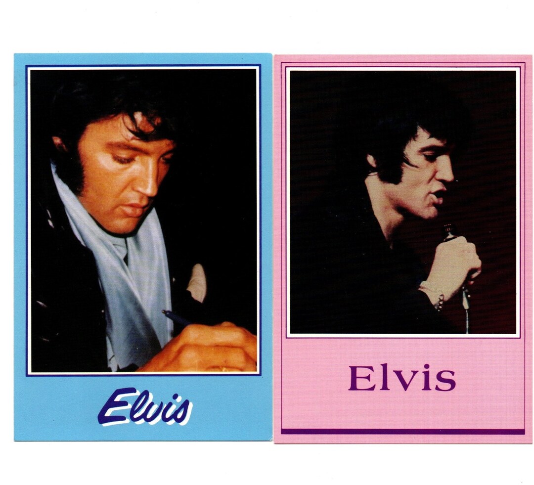 Vintage Elvis Presley 1990 's Post Cards ,lot of Two, Made by Southern ...