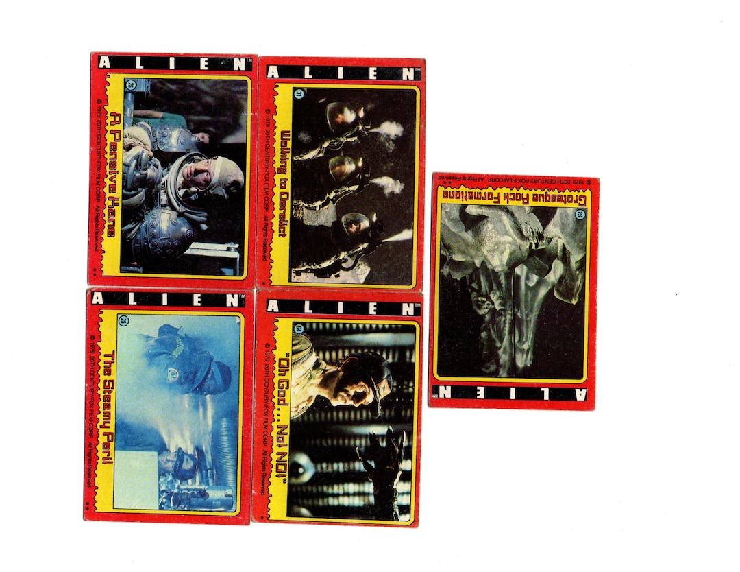 Vintage Alien 1979 20th Century Fox Film Trading Cards - Etsy