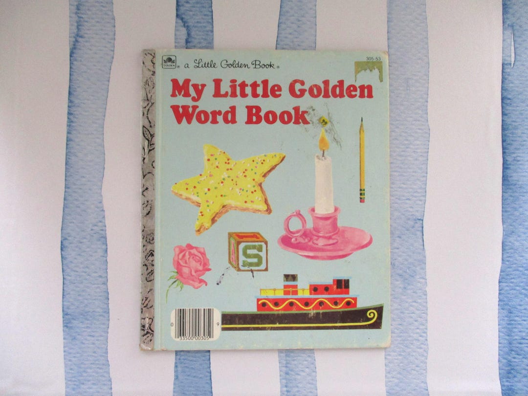 A Little Golden Book My Little Golden Word Book Vintage 1968 Children's ...