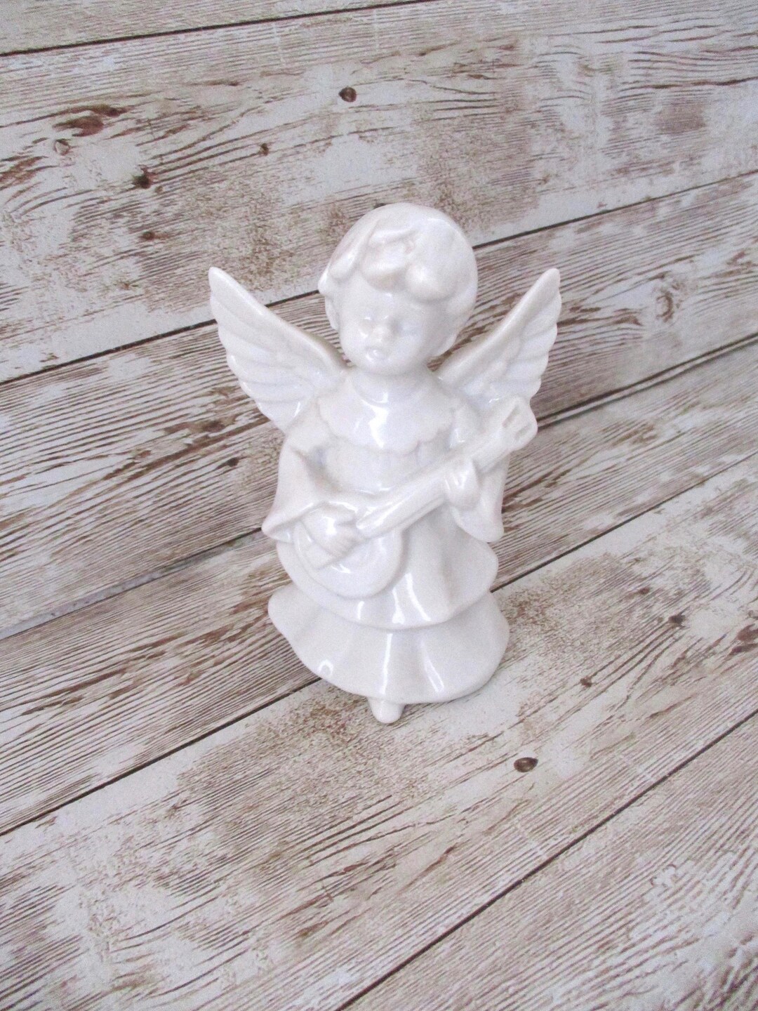 Vintage Christmas Angel Porcelain Figurine Midwest Japan Musical ...