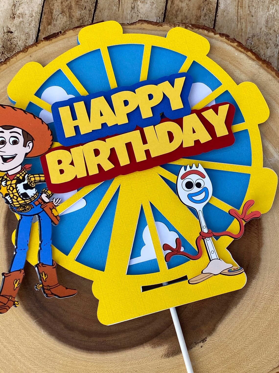 Toy Story Topper tocado pastel - Etsy España