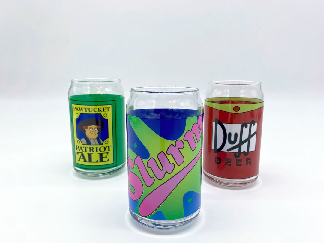 Slurm 16oz Glass | Futurama Energy Drink | Fry's Favorite Energy Drink ...