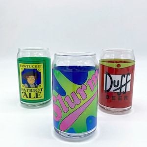 Slurm 16oz Glass | Futurama Energy Drink | Fry's Favorite Energy Drink ...
