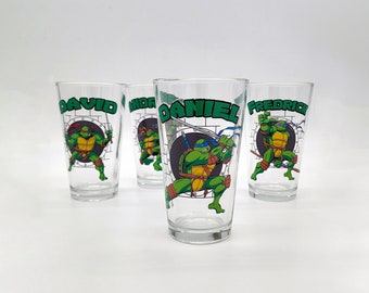 Tmnt Glass - Etsy
