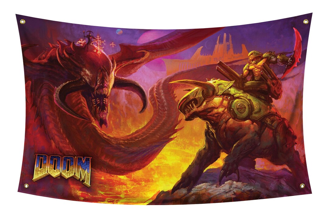 Doom Indoor Wall Flag / Tapestry / Banner - Etsy