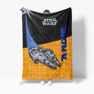 Star Wars Personalized Throw Blanket Fleece Blanket Full Color Custom ...
