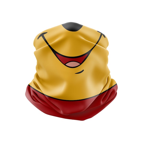 Winnie the Pooh Face Mask - Etsy