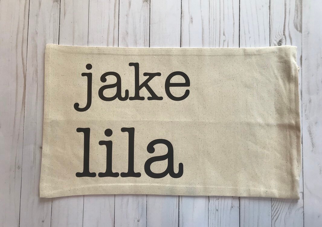 Personalized Pillow Cover Name Pillow Family Names Pillow - Etsy