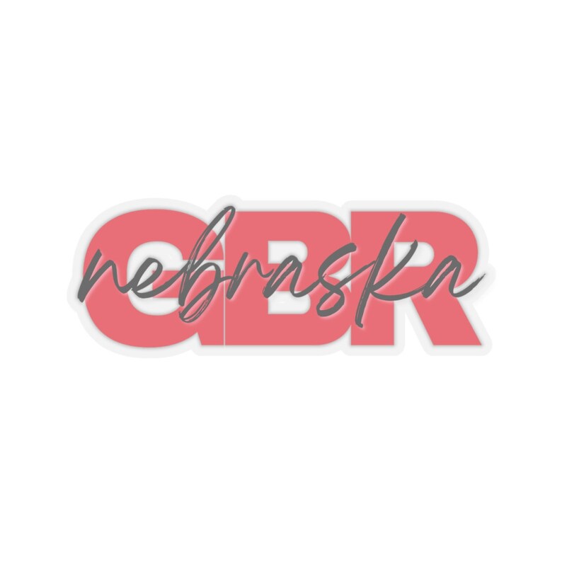 Nebraska Huskers Football Sticker / Laptop Sticker Transparent / GBR ...