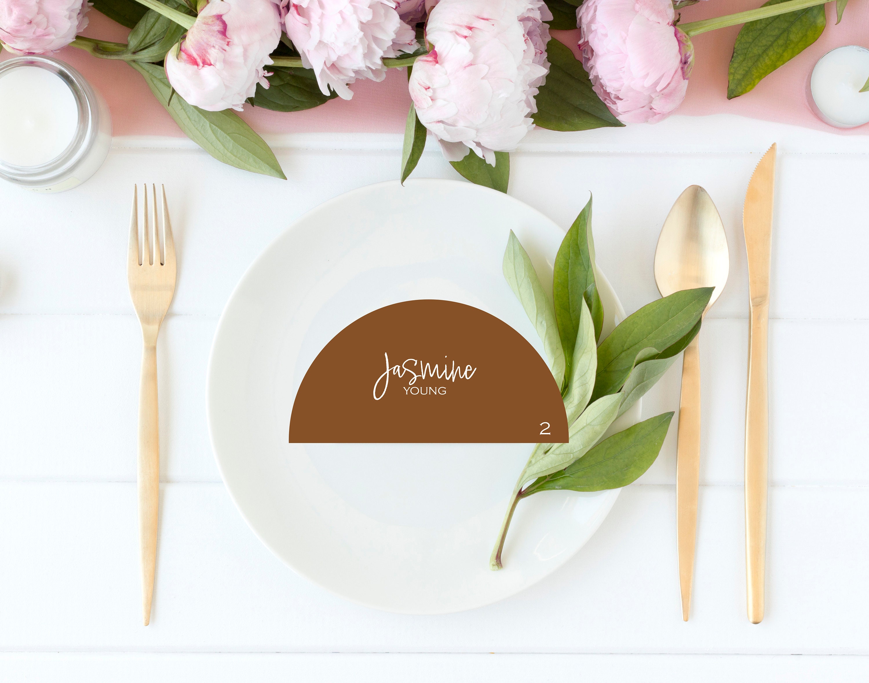 Arch Place Cards, Half Arch Place Cards, Curvy Place Cards, Place Cards ...