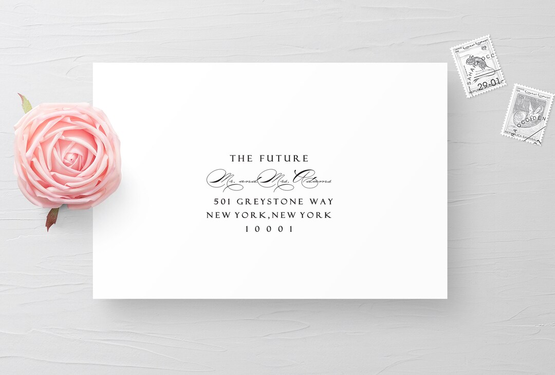 Envelope Addressing, Response Card Return Addressing, RSVP Card ...