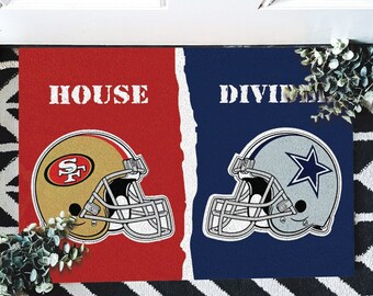 Welcome Mat House Divided - Etsy