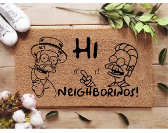 Simpsons Door Mat - Etsy