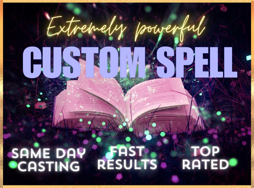 Custom Spell Personalized Spell Casting, Customized Spell, Magick, Love ...