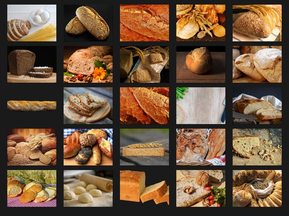 200 BREAD PHOTOSHOP OVERLAYS Digital Textures Backgrounds - Etsy