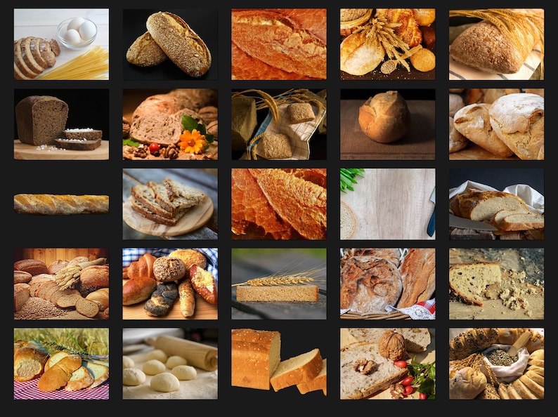 200 BREAD PHOTOSHOP OVERLAYS Digital Textures Backgrounds - Etsy