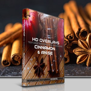 200 CINNAMON & ANISE PHOTOSHOP Overlays, Digital Textures, Backgrounds ...