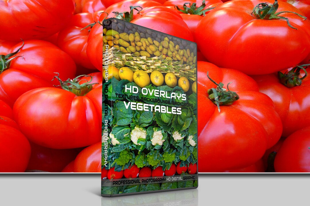 200 Vegetables Photoshop Overlays, Digital Textures, Backgrounds ...