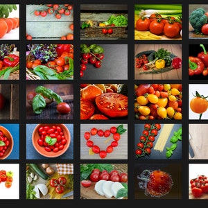 200 TOMATOES PHOTOSHOP OVERLAYS, Digital Textures, Backgrounds ...