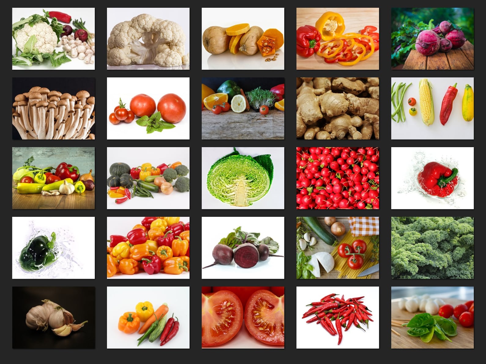 200 VEGETABLES PHOTOSHOP OVERLAYS Digital Textures | Etsy