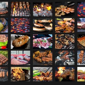 200 BARBECUE PHOTOSHOP OVERLAYS, Digital Textures, Backgrounds ...