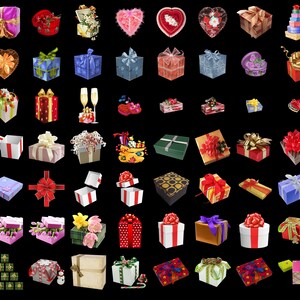 600 GIFT BOX TRANSPARENT Png Photoshop Overlays, Gift Box Png, Gift Box ...