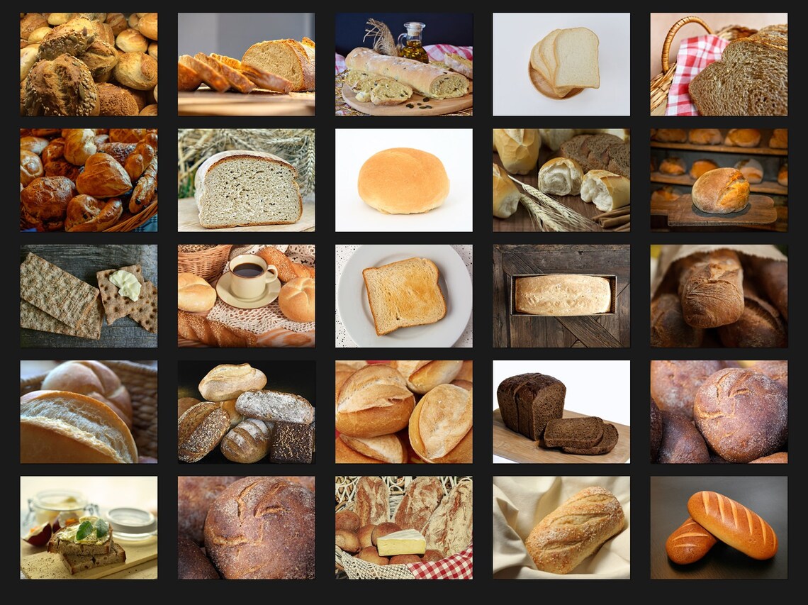 200 BREAD PHOTOSHOP OVERLAYS Digital Textures Backgrounds - Etsy