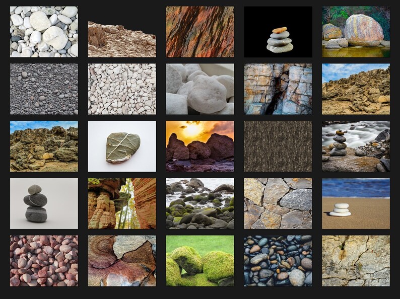 200 STONE PHOTOSHOP OVERLAYS Digital Textures Backgrounds | Etsy