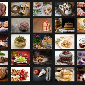 200 CAKE PHOTOSHOP OVERLAYS, Digital Textures, Backgrounds, Backdrops ...