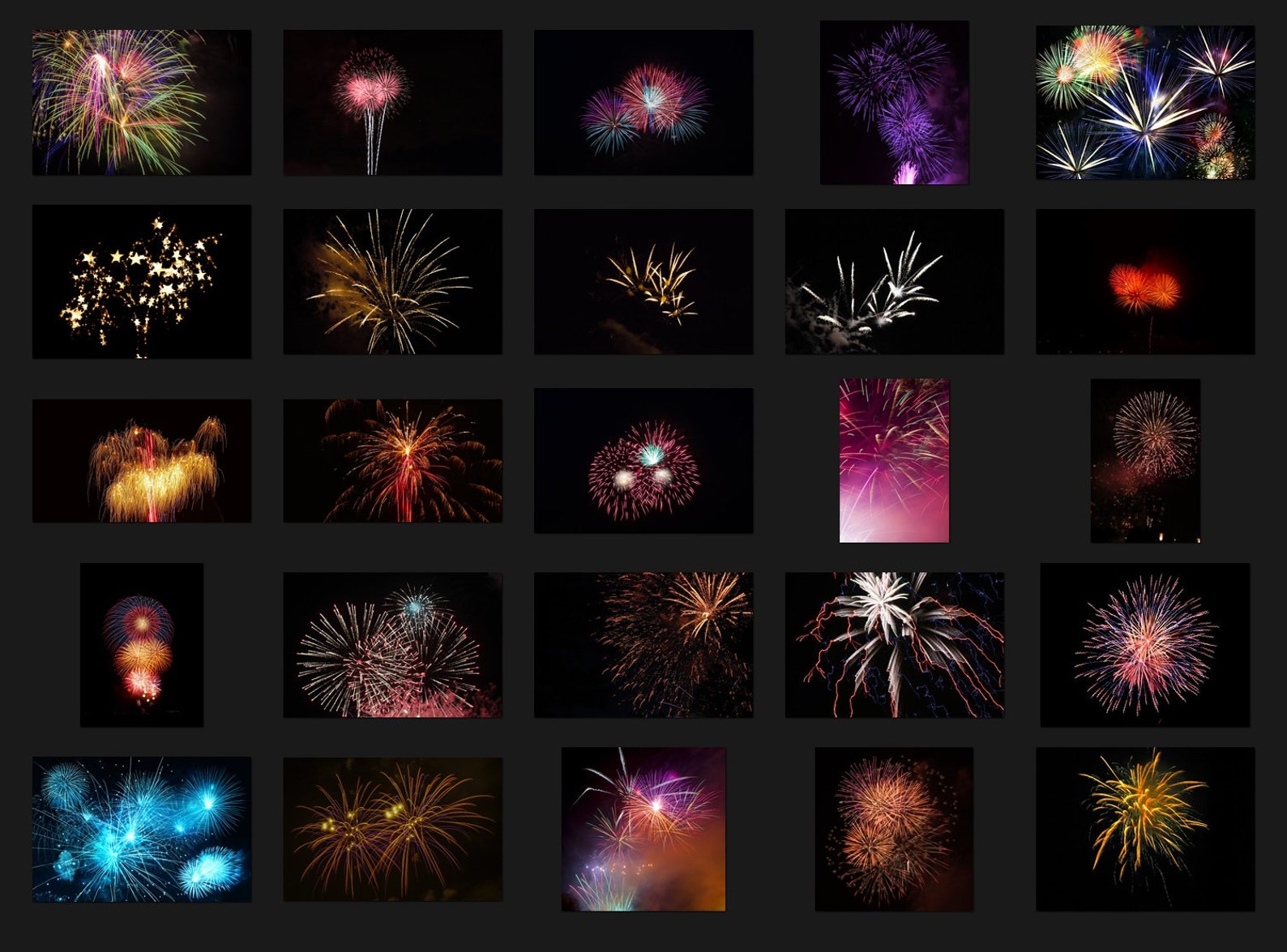 200 FIREWORK PHOTOSHOP OVERLAYS Digital Textures - Etsy
