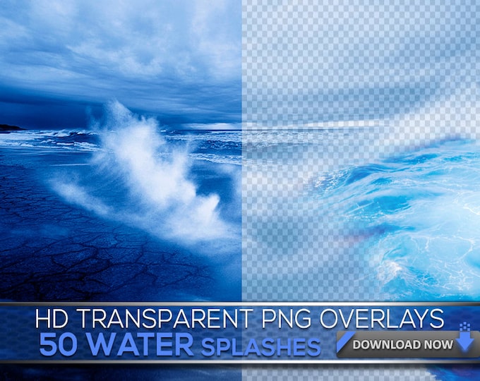 35 Water Splash Photo Overlays, Photoshop Mix Overlay, Photography ...