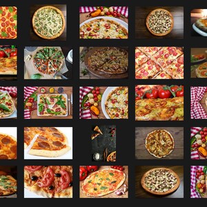 200 PIZZA PHOTOSHOP OVERLAYS, Digital Textures, Backgrounds, Backdrops ...