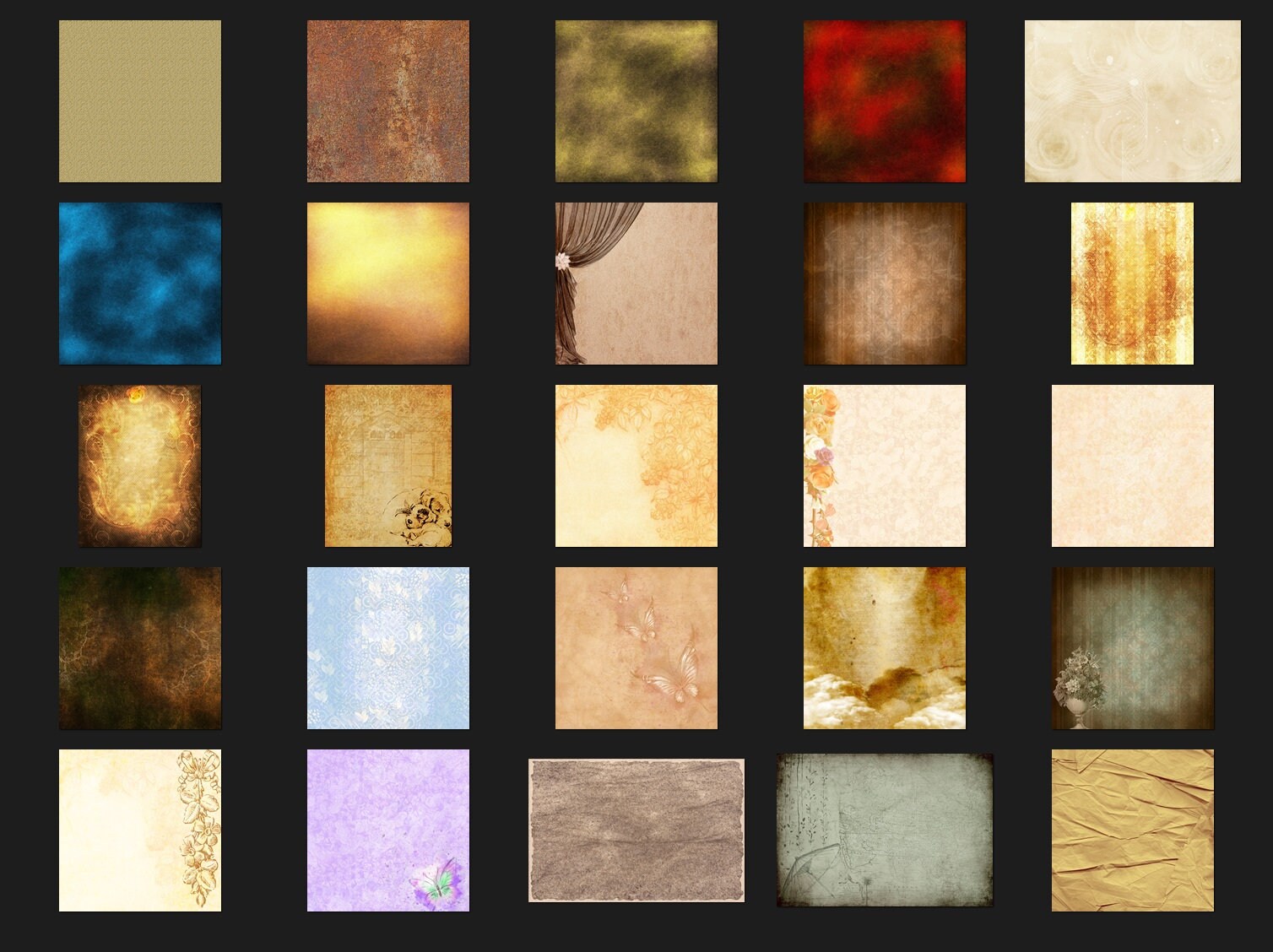 200 PAPER PHOTOSHOP OVERLAYS Digital Textures Backgrounds | Etsy