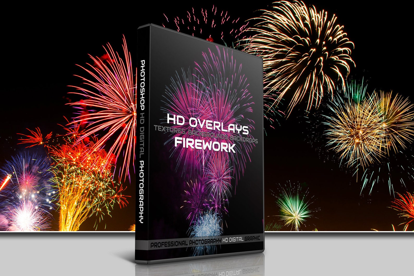 200 Firework Photoshop Overlays: HD Digital Photography Textures ...