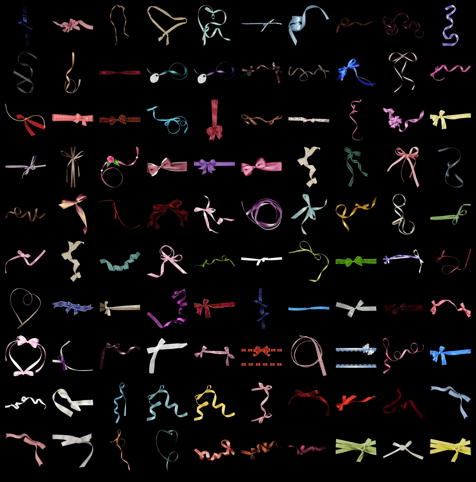 1000 RIBBONS TRANSPARENT PNG Photoshop Overlays Ribbons Png - Etsy