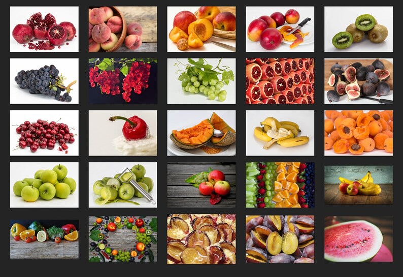 200 FRUIT PHOTOSHOP OVERLAYS Digital Textures Backgrounds | Etsy