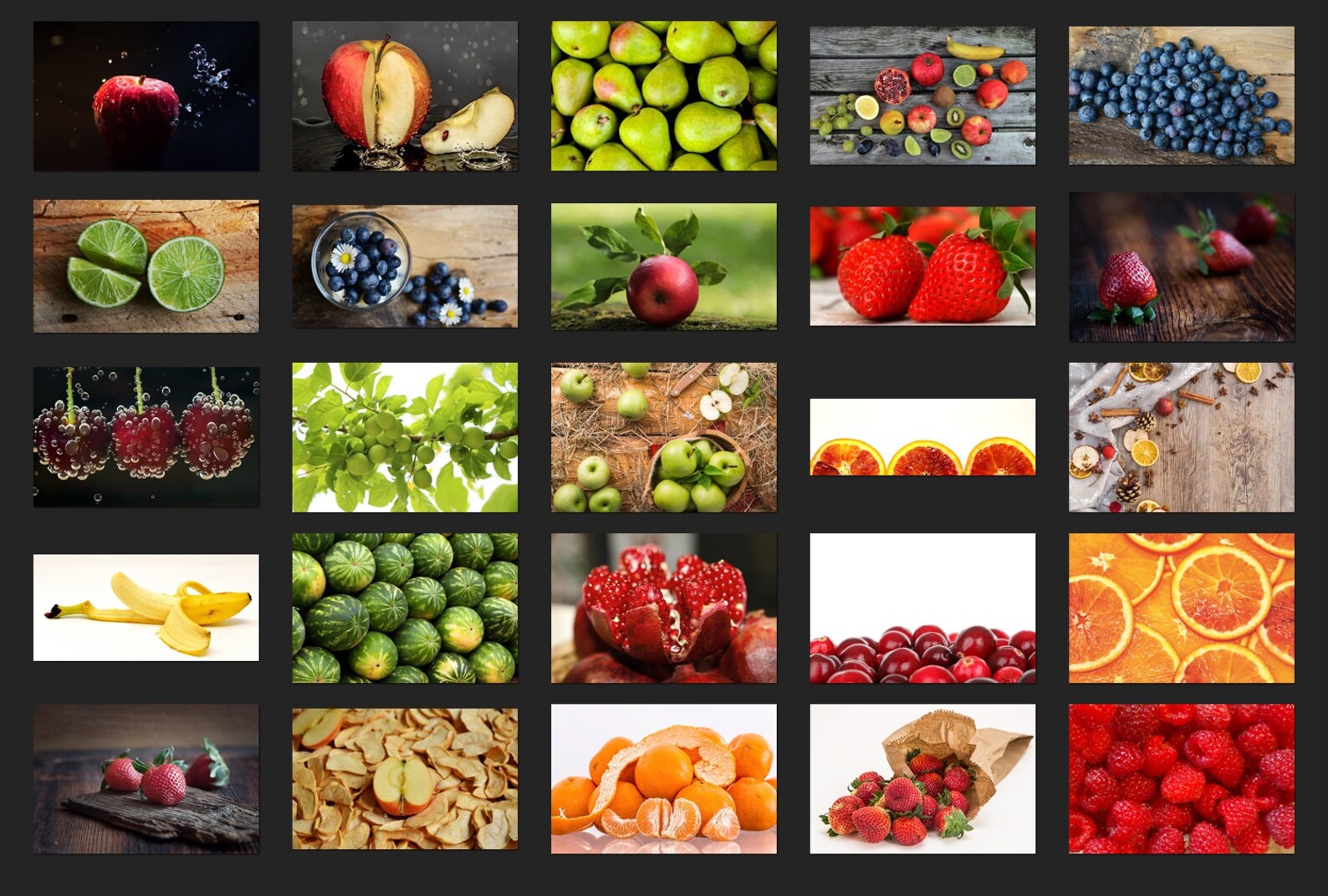 200 FRUIT PHOTOSHOP OVERLAYS Digital Textures Backgrounds | Etsy