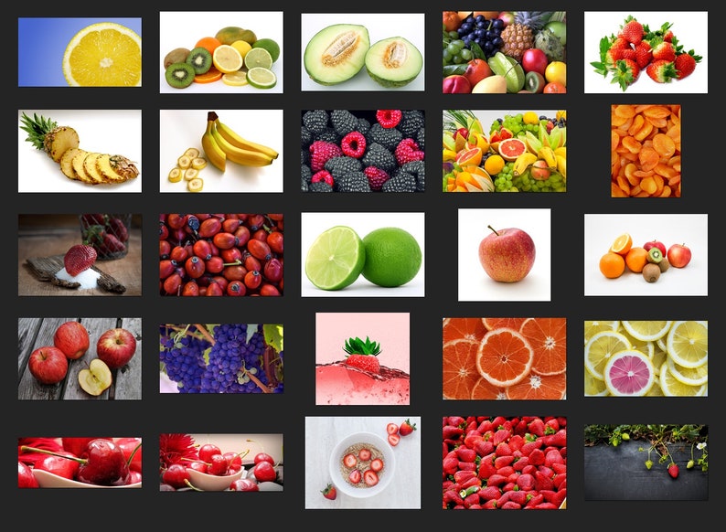200 FRUIT PHOTOSHOP OVERLAYS Digital Textures Backgrounds | Etsy