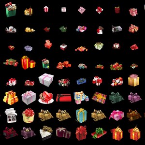 600 GIFT BOX TRANSPARENT Png Photoshop Overlays, Gift Box Png, Gift Box ...