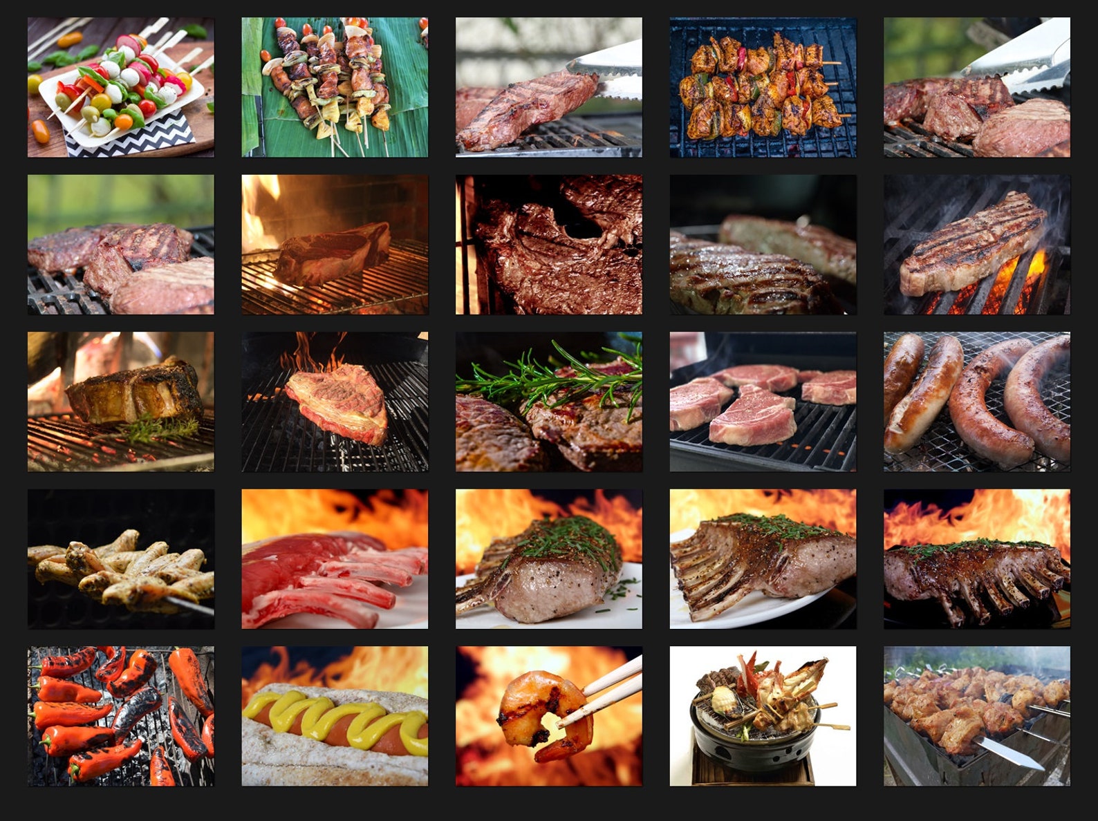 200 BARBECUE PHOTOSHOP OVERLAYS Digital Textures | Etsy